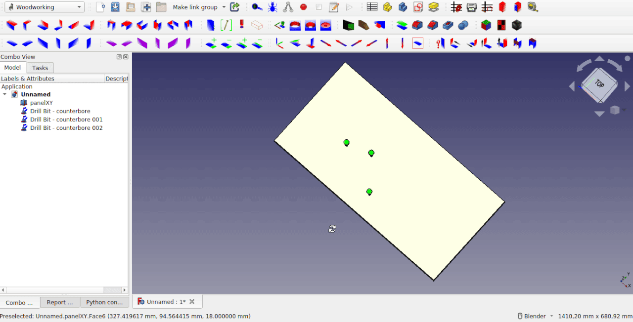 [solved] get Hole object from selected edge? - FreeCAD Forum
