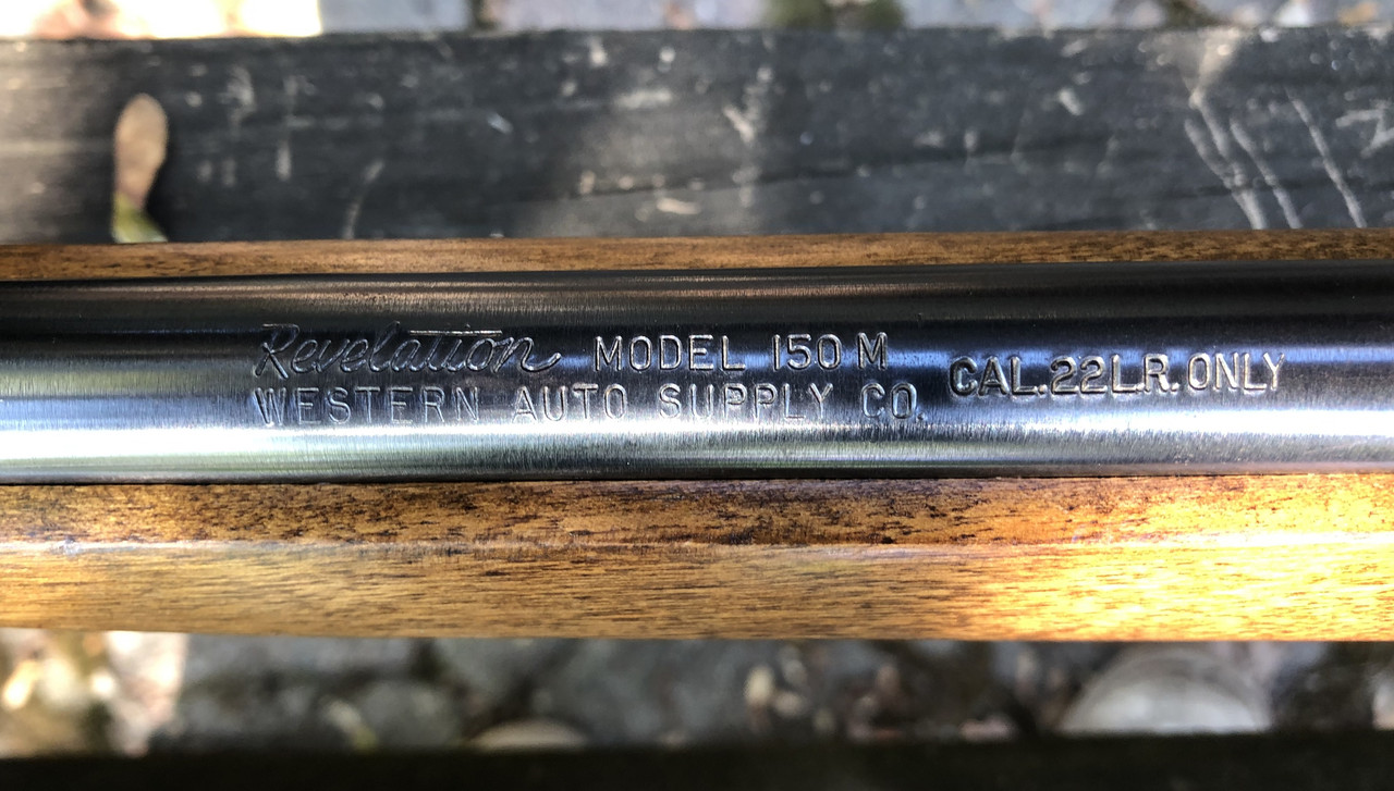 WTS: - Western Auto Revelation Model 150M .22 LR Semi- Auto rifle ...