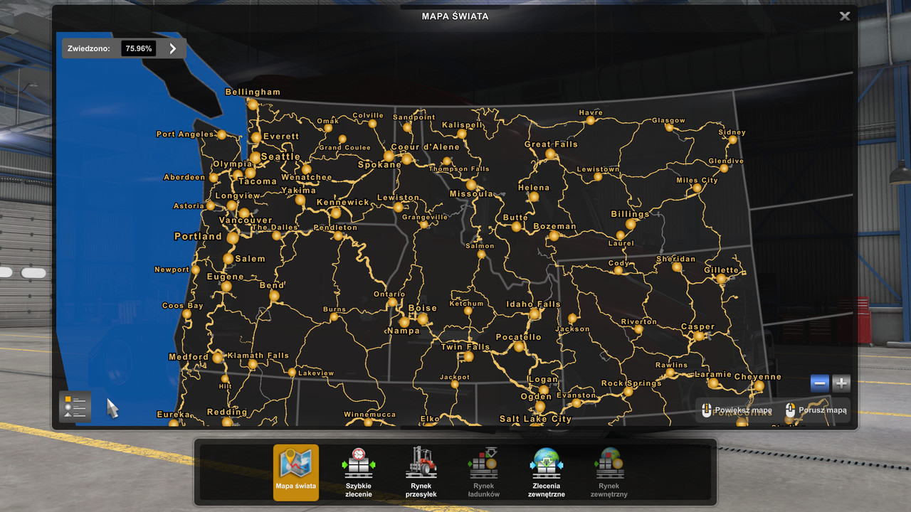 World Map Background ATS - Roextended Project