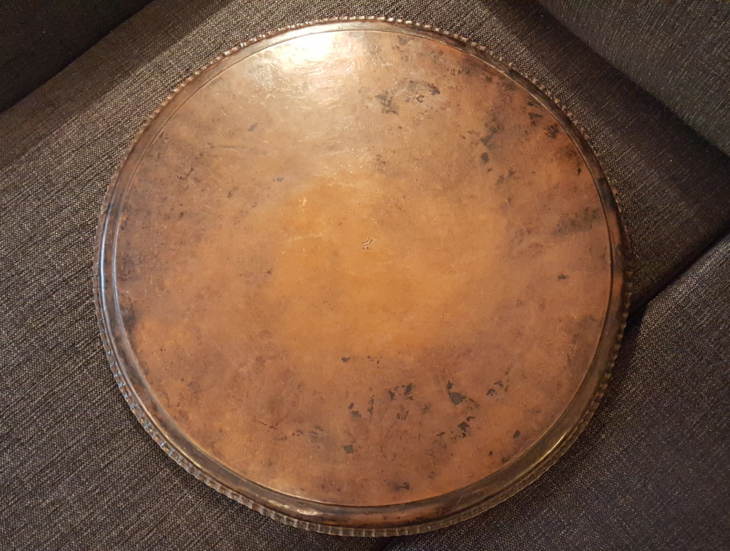 Big hand-carved copper plate? | Antiques Board