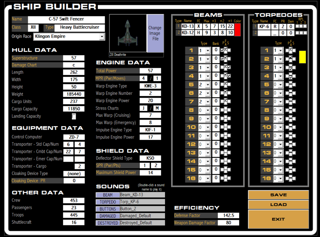 Klingon C 57 D Swift Fencer Class Heavy Battlecruiser — Postimages