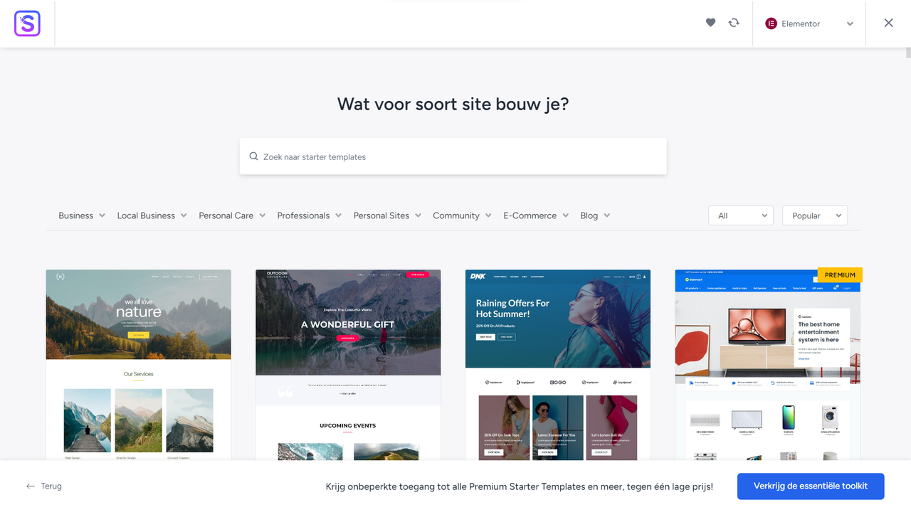 Starter template library is empty | WordPress.org