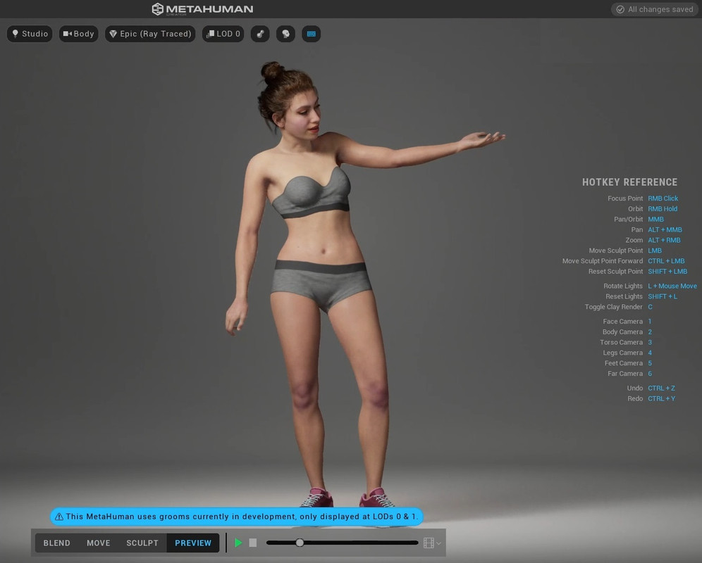 My First MetaHuman (from Early Access)! 20 Pics! - Free Daz 3D Models