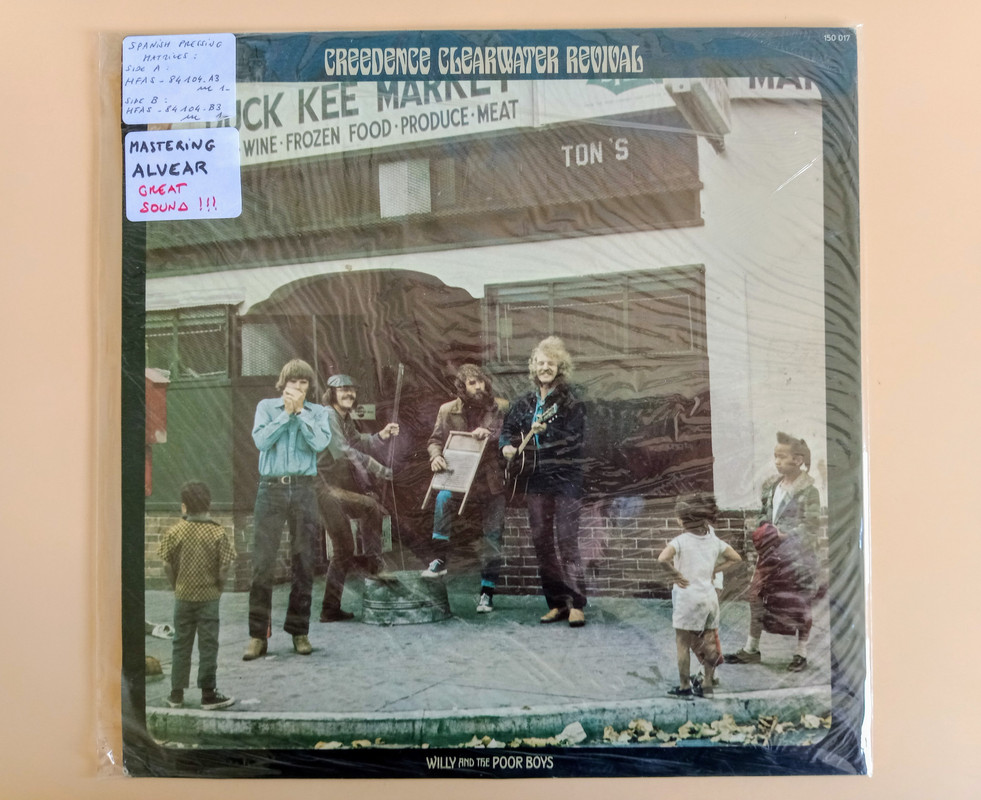 let's talk about our pressing of ALVEAR (Led Zep, AC / DC, CCR, Young ...