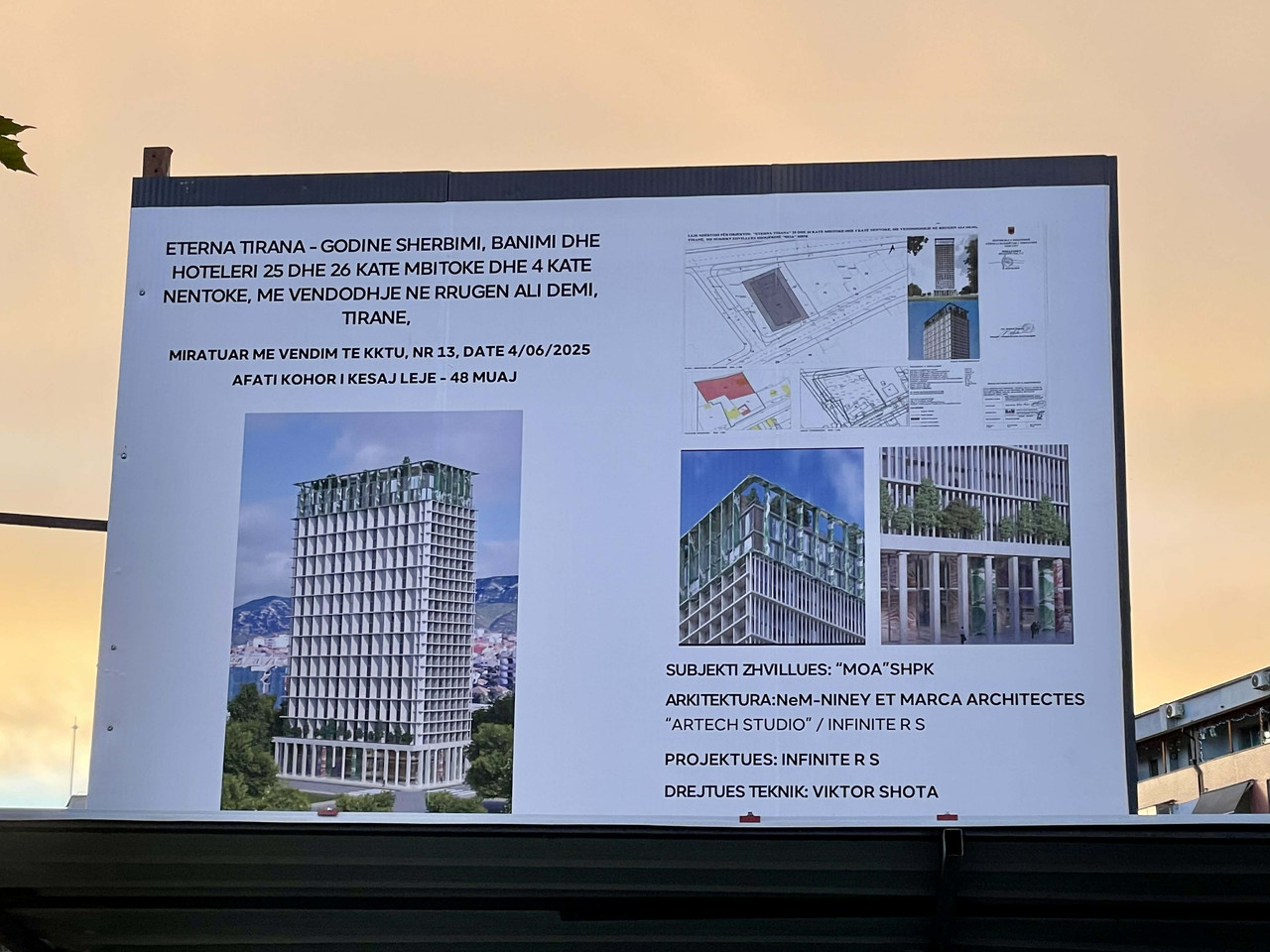 Eterna Tirana Tower | 26 fl/kate | U/C | SkyscraperCity Forum