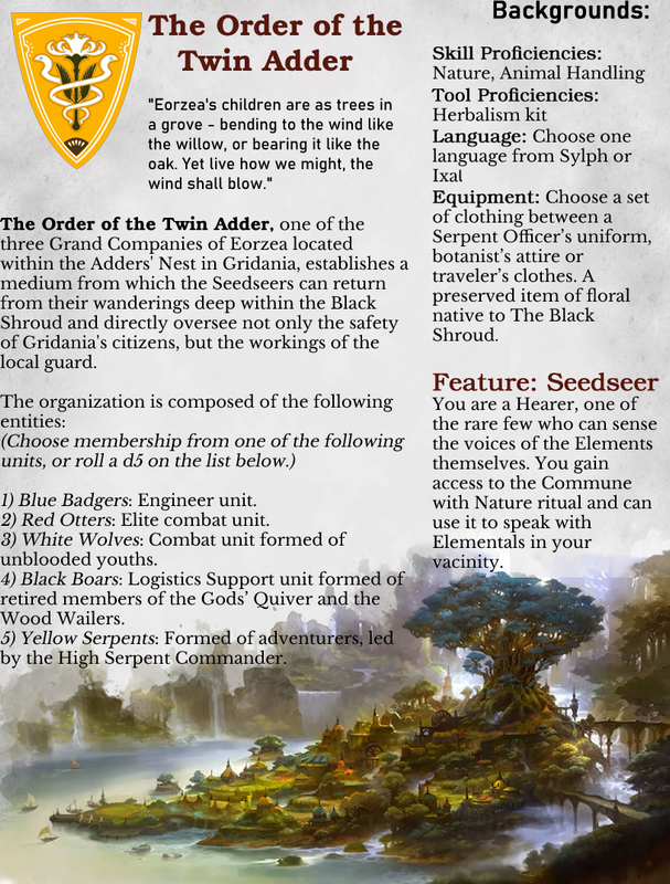 FFXIV DnD Backgrounds : r/FFXIVxDnD