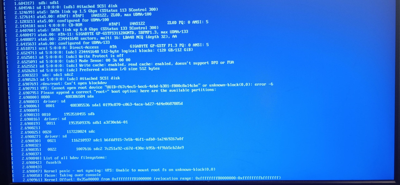 [SOLUCIONADO] Ayuda - Kernel Panic - Linux Mint Forums