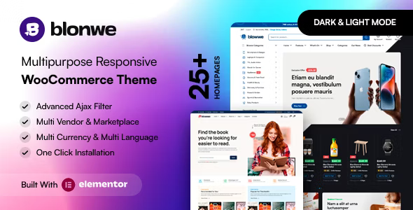 Blonwe - Multipurpose WooCommerce Theme Wordpress – Bliter GPL