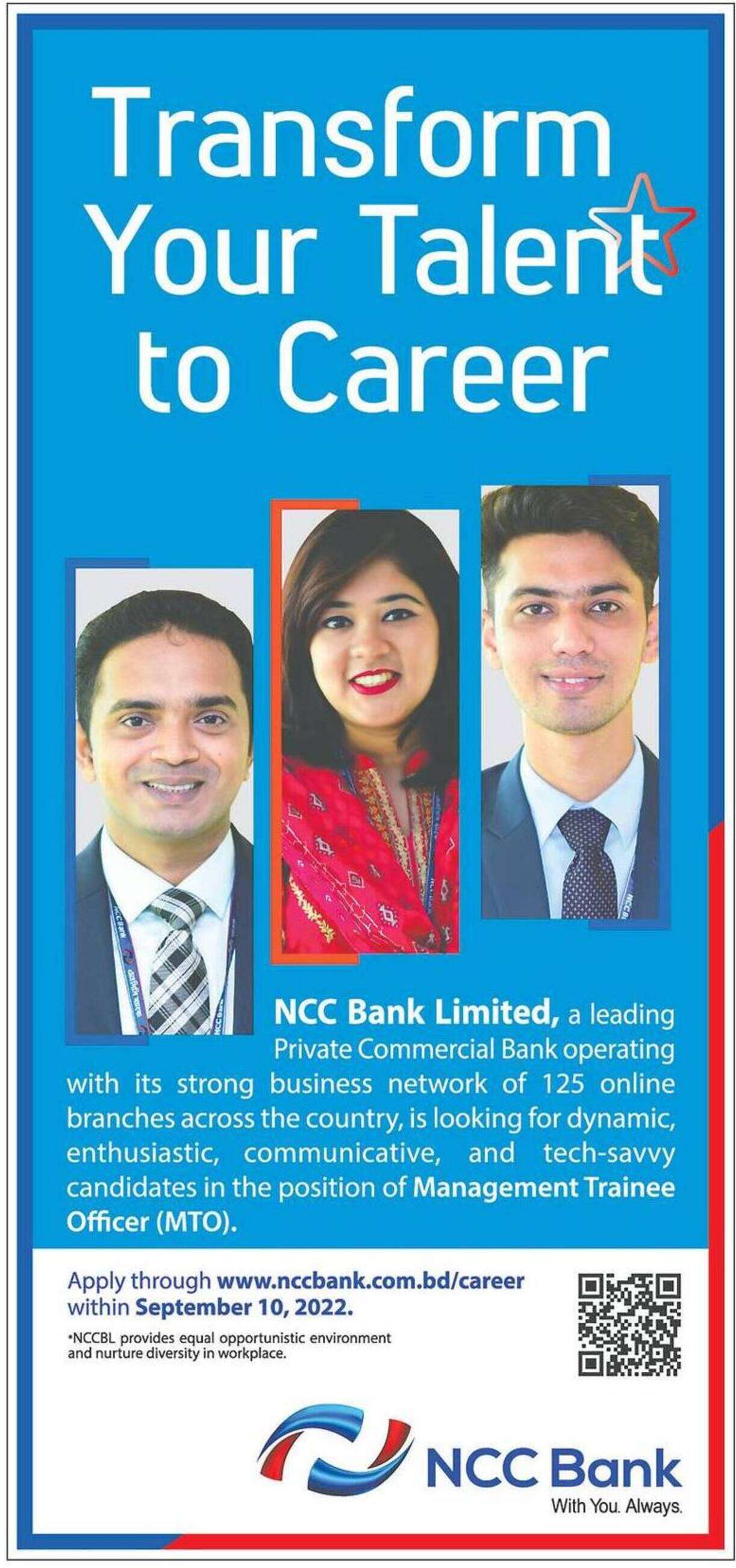 National Credit and Commerce NCC Bank Limited Job Circular 2022 ...