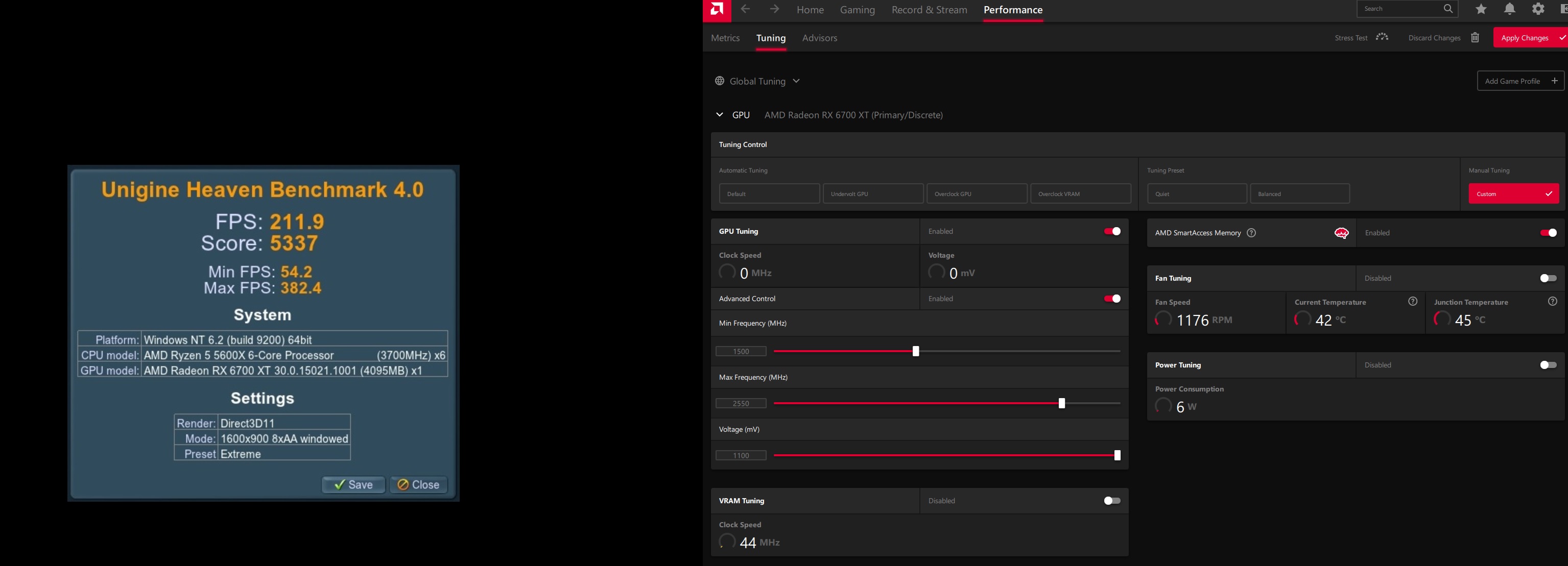 RX 6700 XT OVERCLOCK / UNDERVOLT VALUES ! : r/Amd
