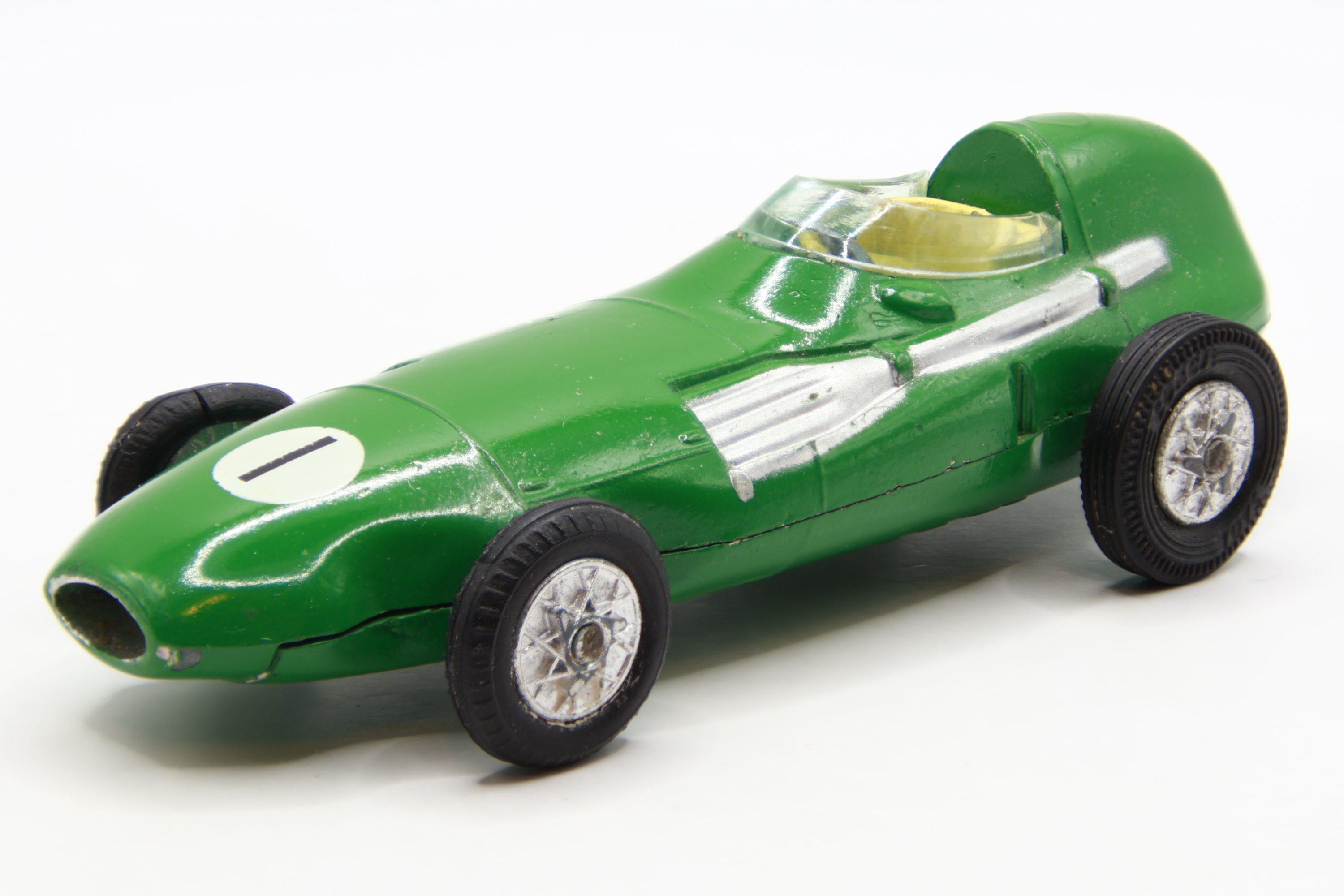 1957 150 Vanwall Formula 1 Racing Car Green racing number 1 cast hubs2 ...