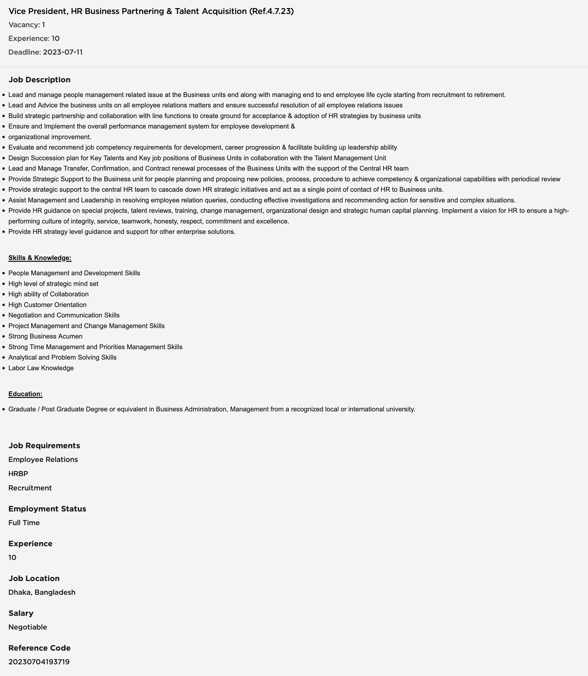 Robi Axiata Limited job circular 2023 - Lekhapora BD Jobs