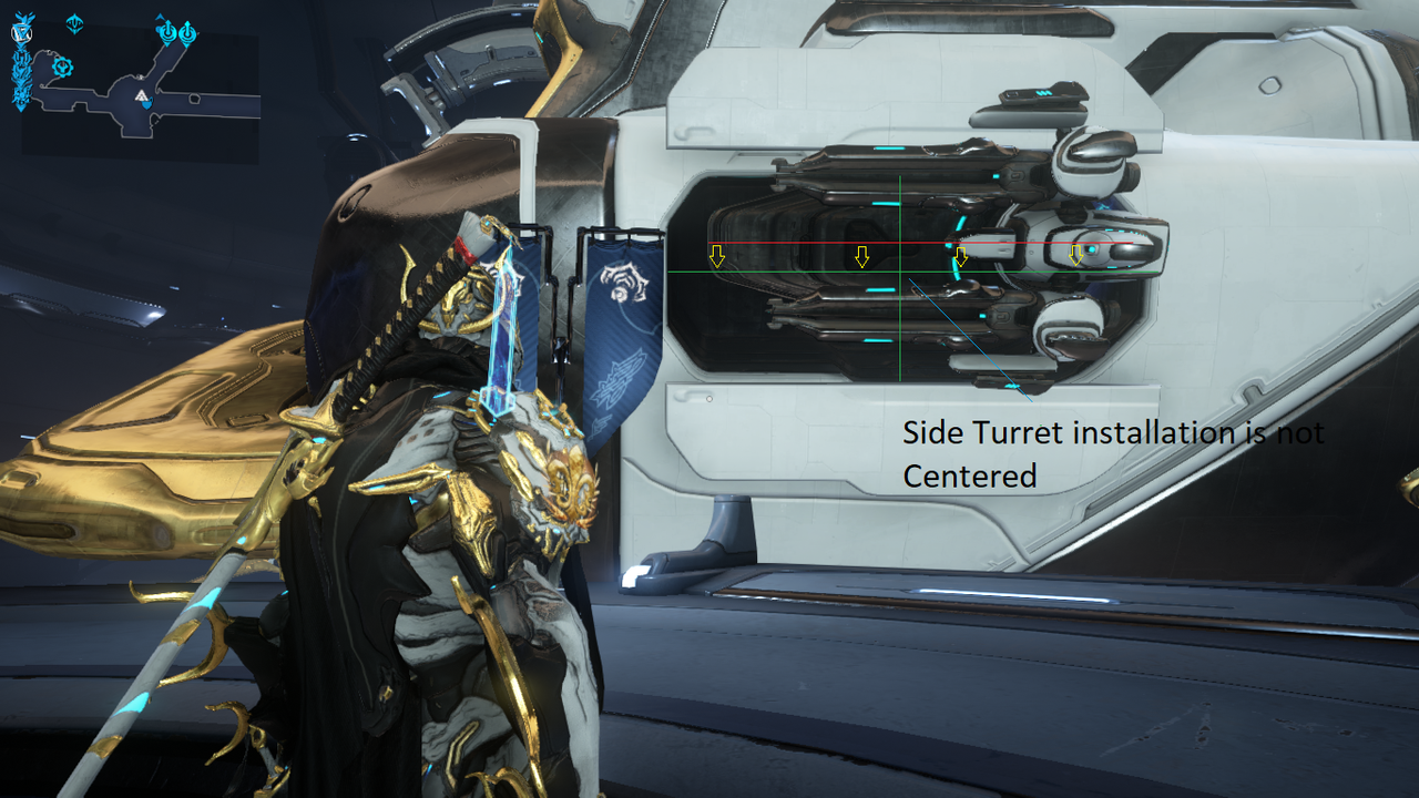 Visual Bug: Caballero Railjack Skin Turret Graphical Bugs. - Art & Animation - Warframe Forums