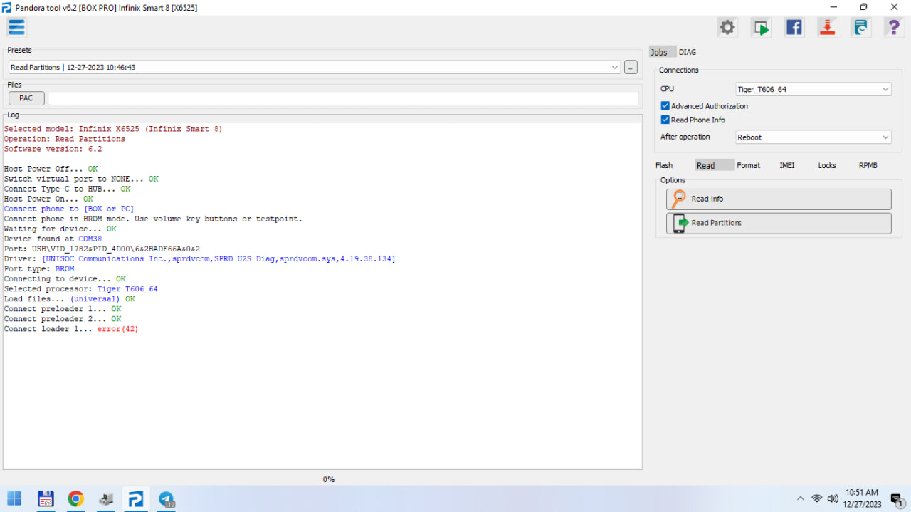 Infinix Smart 8 X6525 Connect Failed! - GSM-Forum