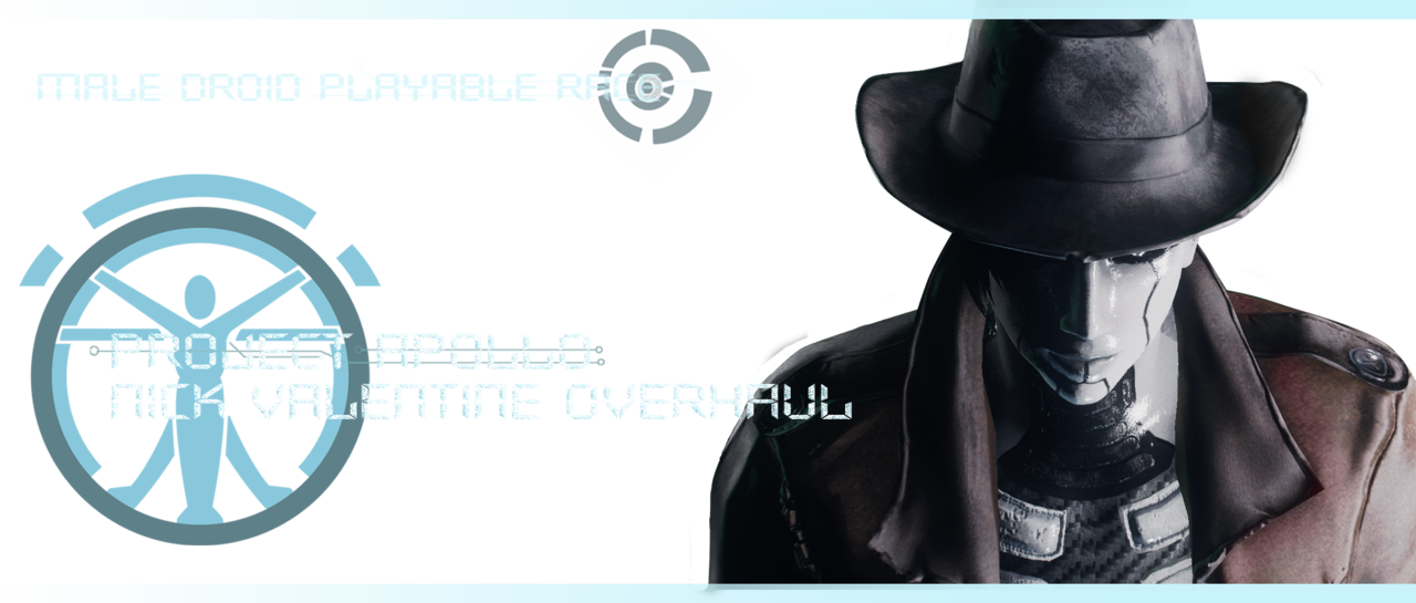 Project Apollo Androids - Nick Valentine Overhaul at Fallout 4 Nexus ...