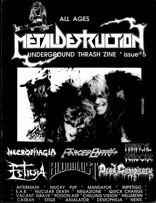 Metal Destruction #5 (1988) [Italian Zine] • Heavy Metal Rarities Forum