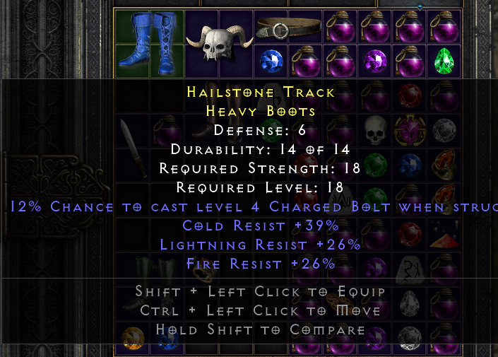 Gg Tri Res Boots / Fire / Cold / Lightning -91 Res - Topic - d2jsp