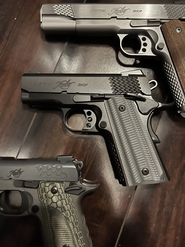 Kimber Raptor Stainless 5", Kimber Raptor Black 3", Kimber Micro 9 KHX ...
