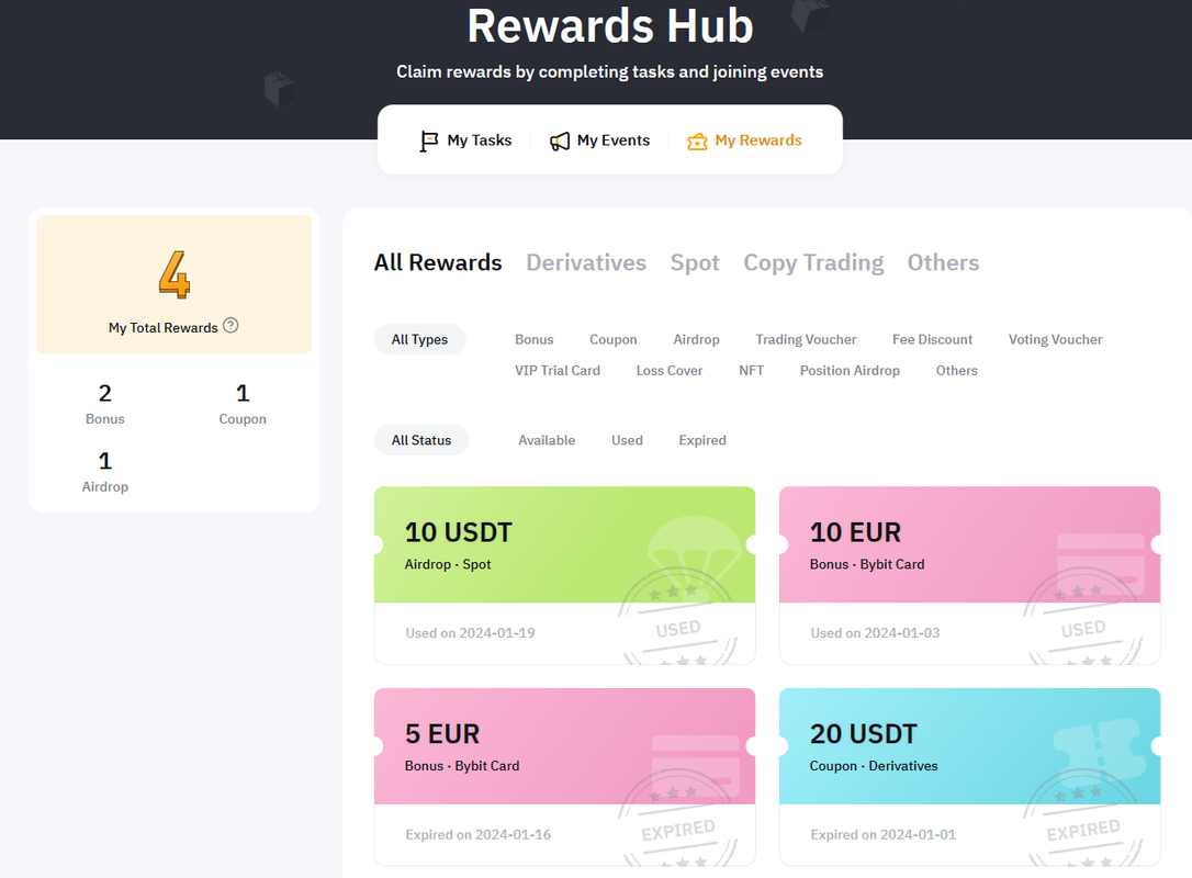 Bybit Card 1st Anniversary - get 15 EUR card bonus and one lucky draw ...
