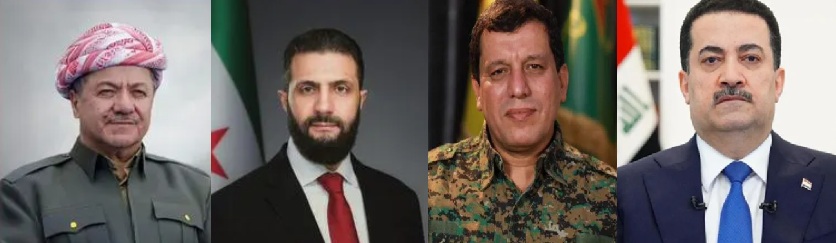 صوت العراق | الحدود والأمن على المحك: لقاء رباعي بين الشرع وبارزاني ...