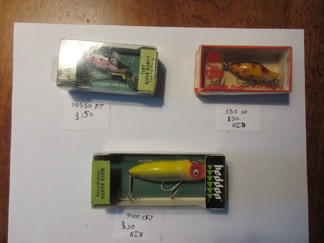 Heddon runts for sale