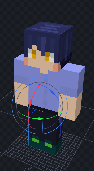 How to make facial expressions with BlockBench