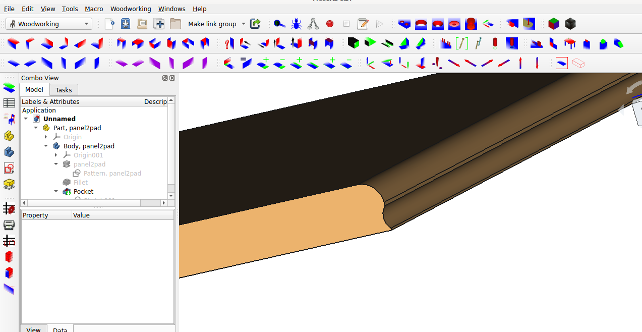 [solved] inverted fillet? other ways than pocket? - FreeCAD Forum