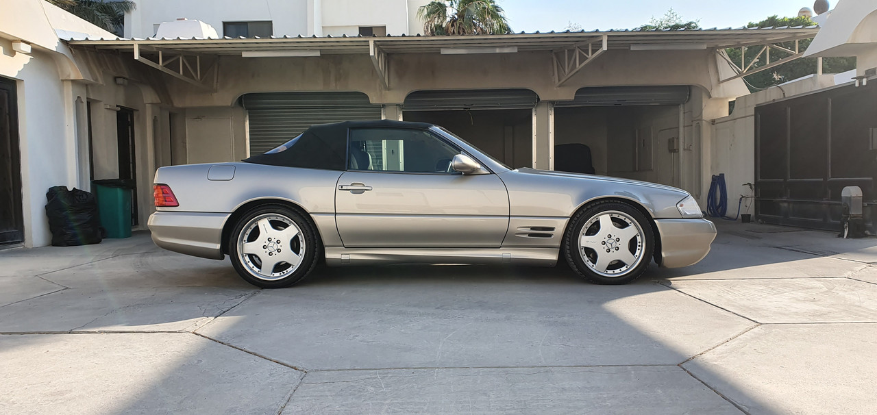 R129 ride height problems after lowering with H&R Springs | Mercedes ...