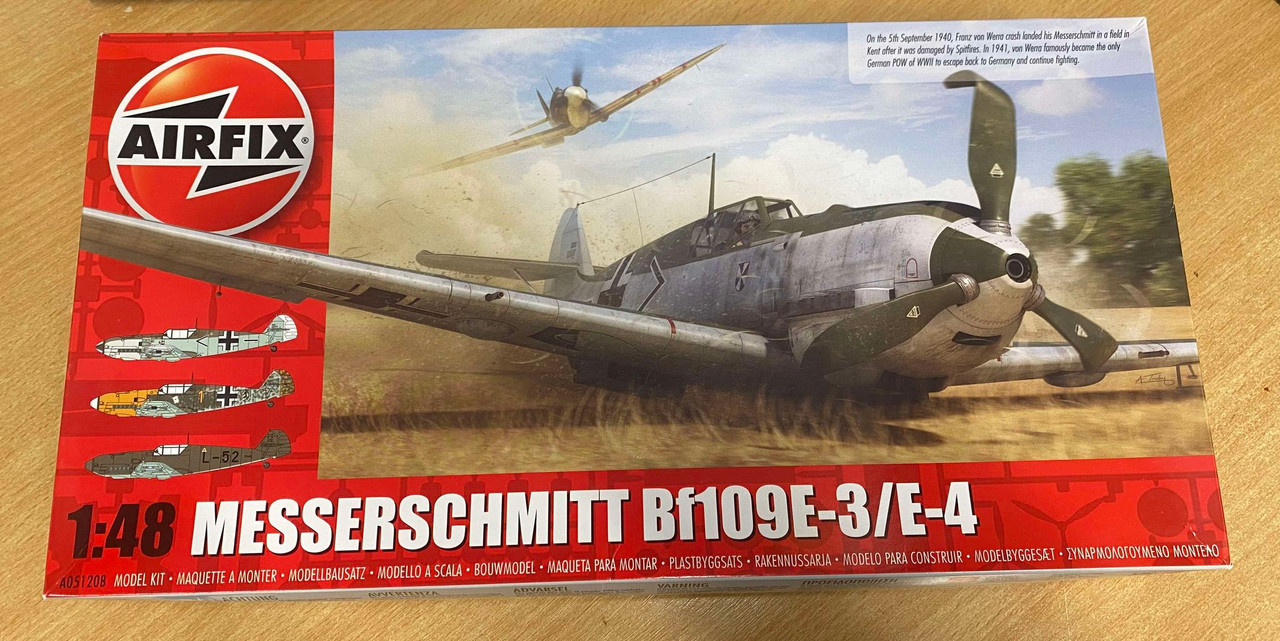 The One That Got Away - 1/48 Airfix Messerschmitt Bf 109E-4, Franz von Werra, II./JG 3 August ...