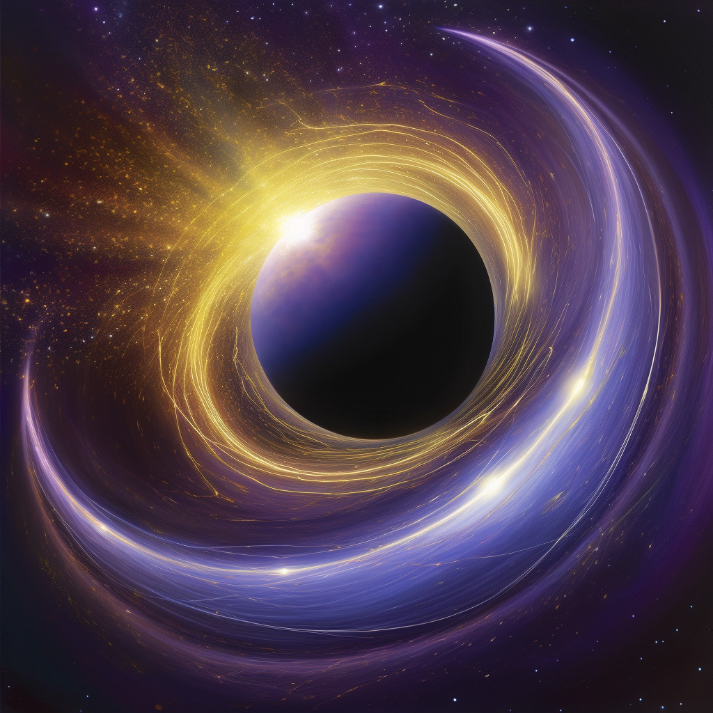 imagegeneration eclipse in space around a star golden light pla f2a02b91 4159 4a34 89b0 ...