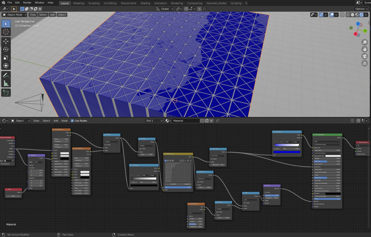 How would you make these tiles? ideally procedurally. Thanks! : r/blender