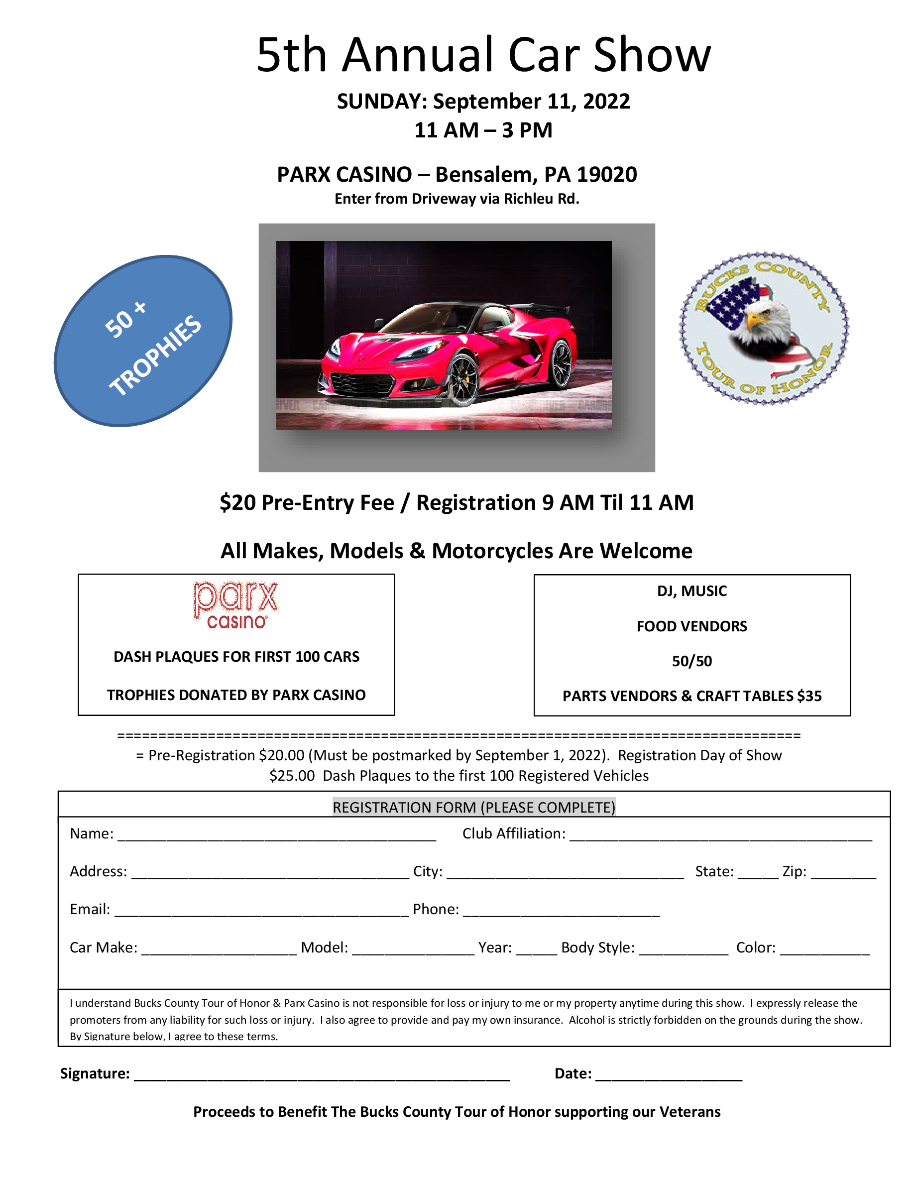 2022 Car Show Application pdf (2) — Postimages