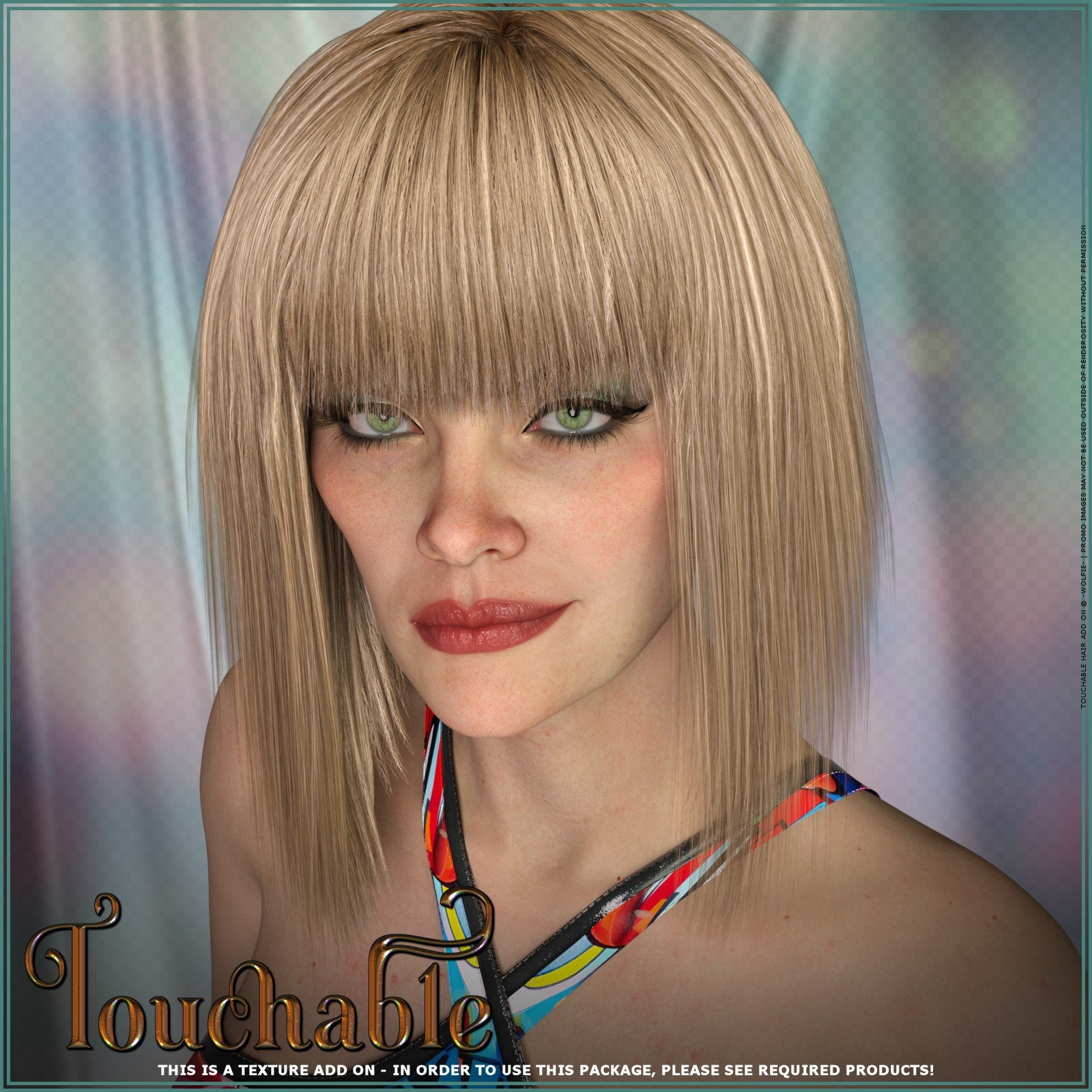 Prae-Nano Hair For G8 G9 Daz + Textures - Free Daz 3D Models
