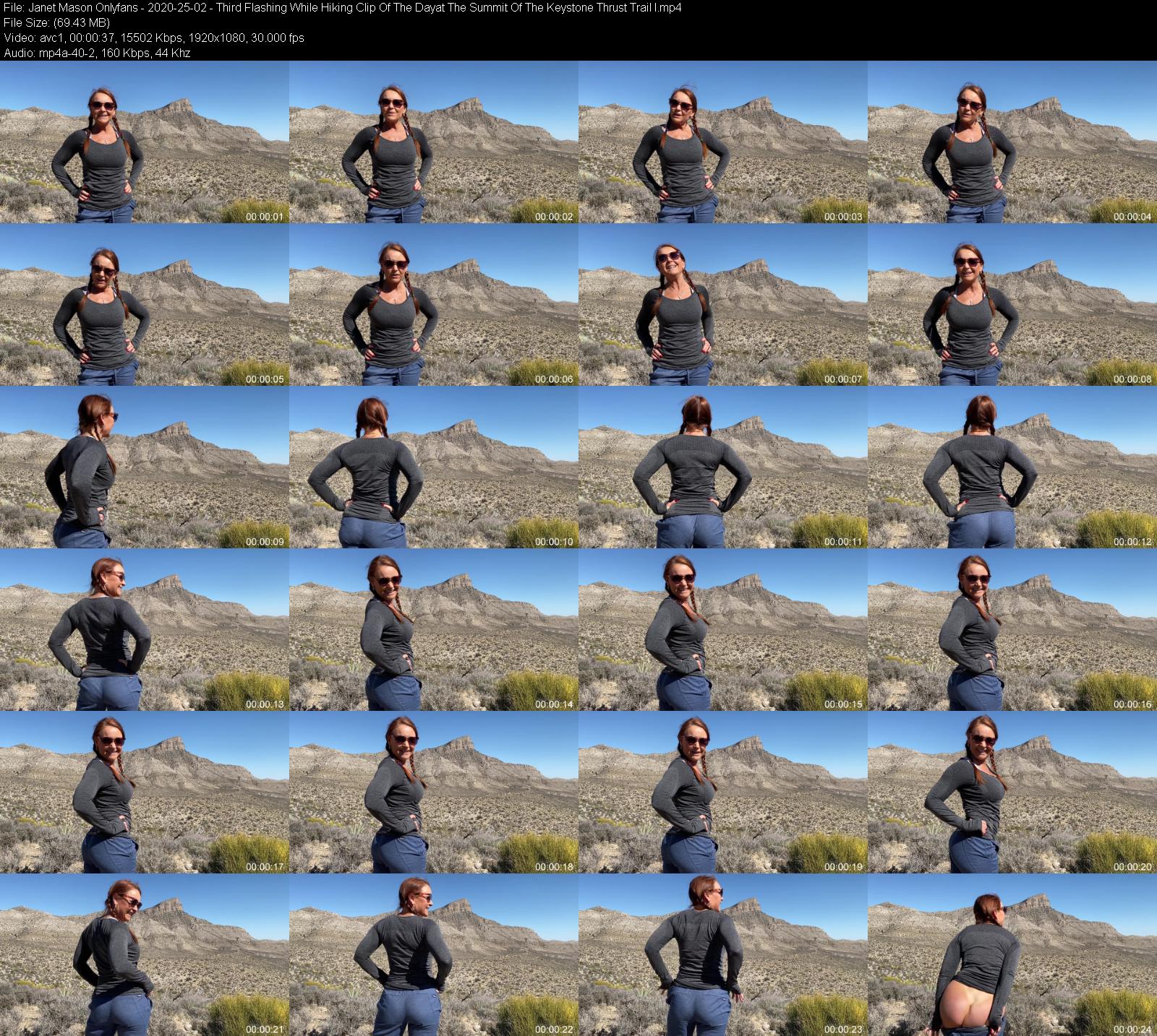 Janet Mason Onlyfans 2020 25 02 Third Flashing While Hiking — Postimages