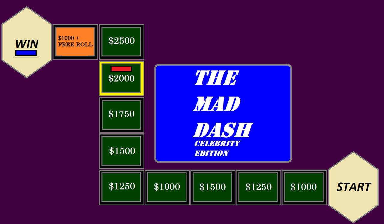 The Mad Dash Season one Board Three — Postimages
