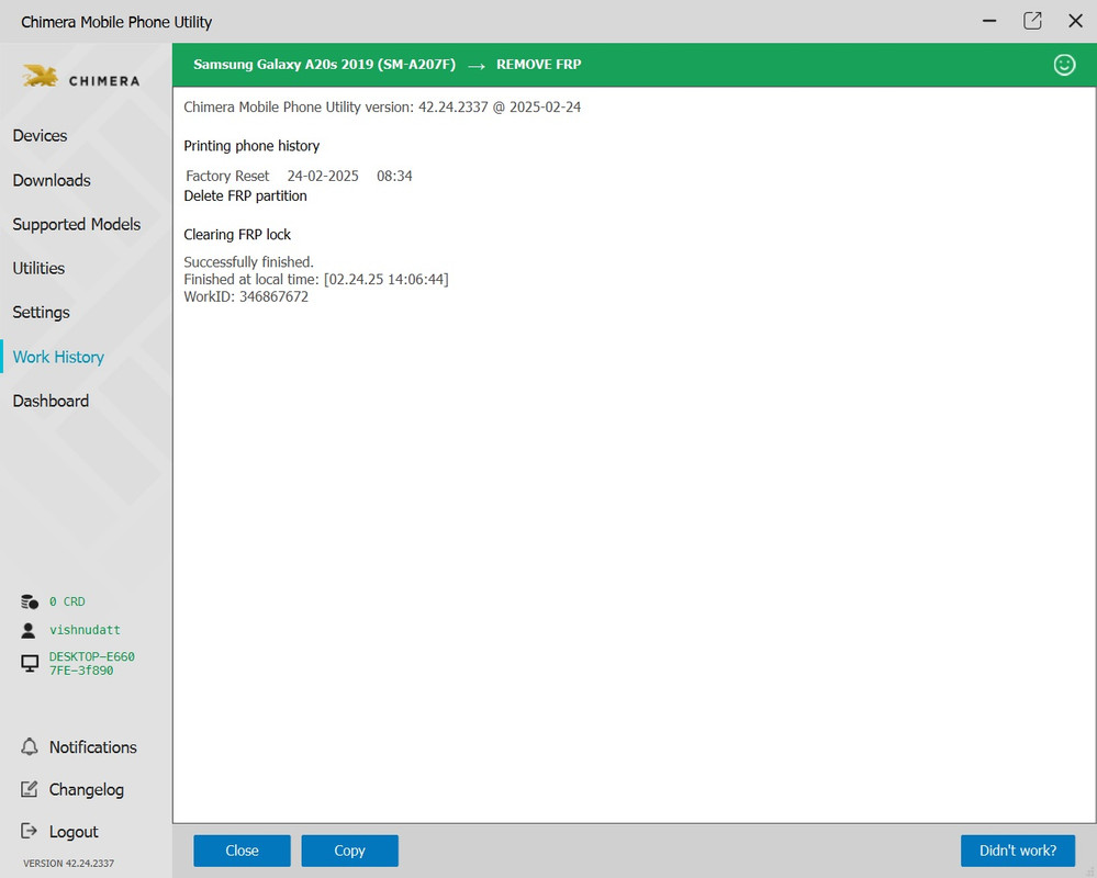 Samsung a20s frp bypass done - GSM-Forum