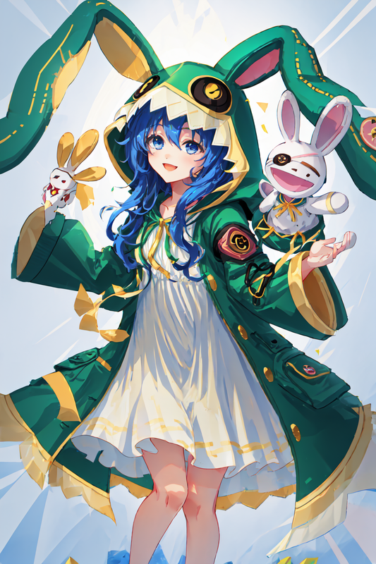 18725 2410973189 yoshino, 1girl, ((loli)), (small breast), blue eyes, long hair, blue hair, one ...