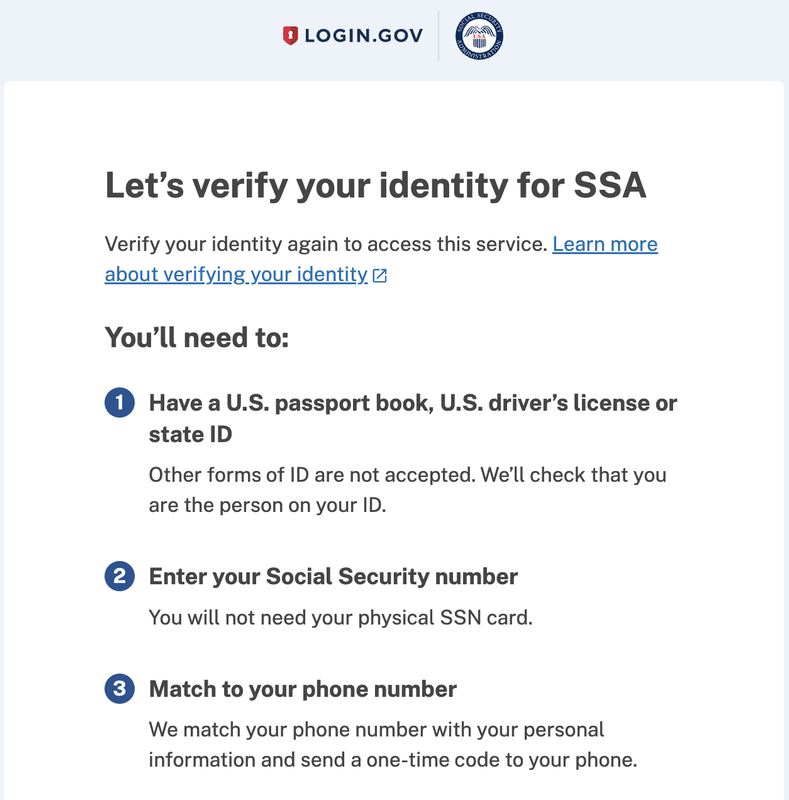 Login.gov photo requirement? - Bogleheads.org