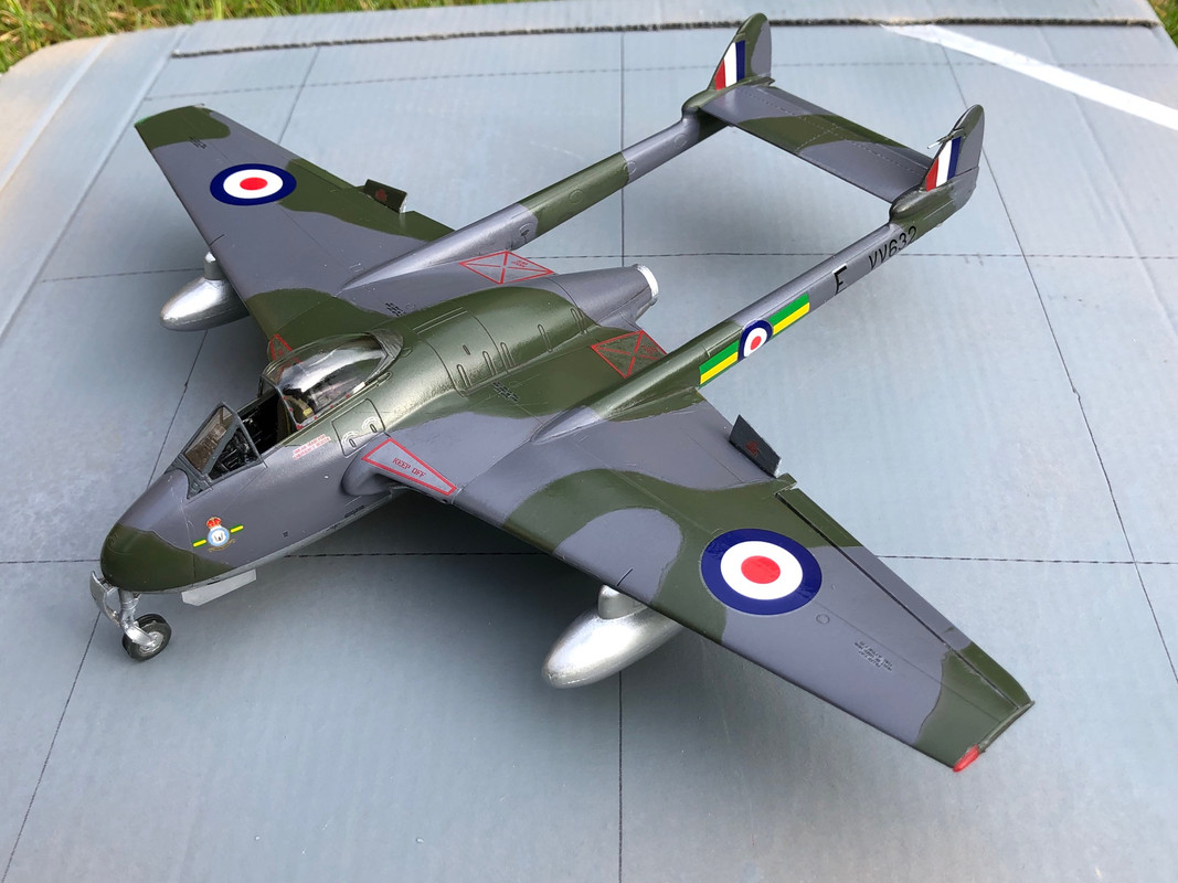 Vampire FB.5, VV632/E, No. 613 (Manchester) Sqn, RAuxAF, RAF Ringway ...
