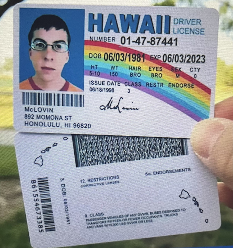 Looks like McLovin needs a new ID > General Discussion > AR15.COM