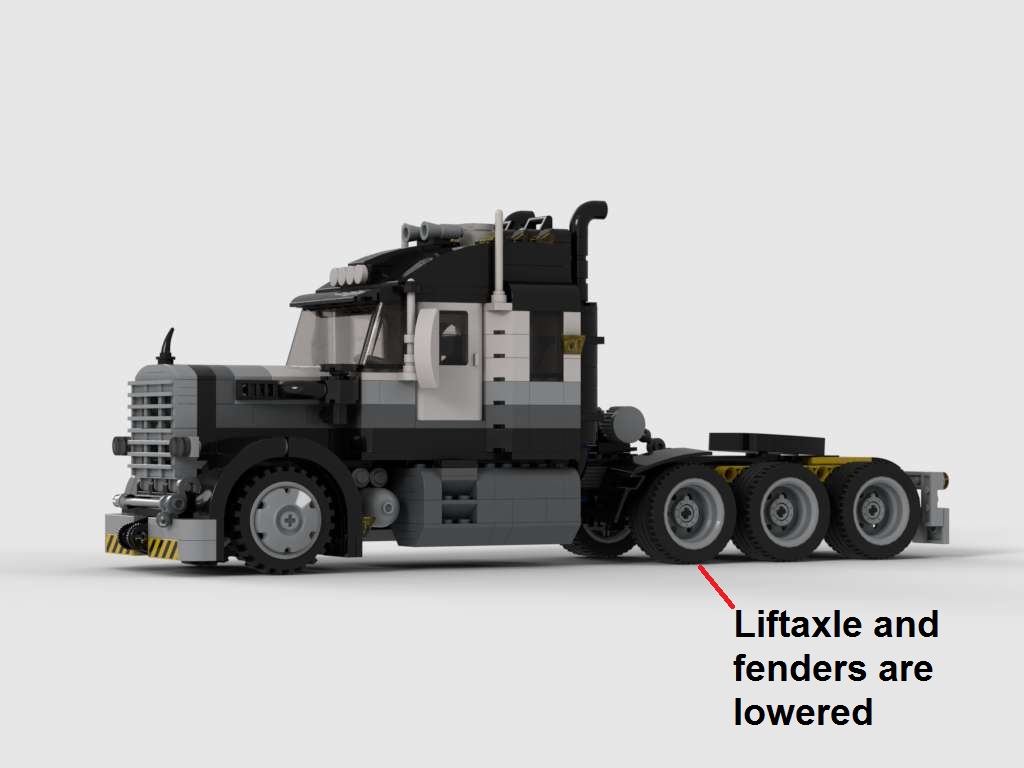 LEGO MOC Heavy Haul Truck by rayb | Rebrickable - Build with LEGO