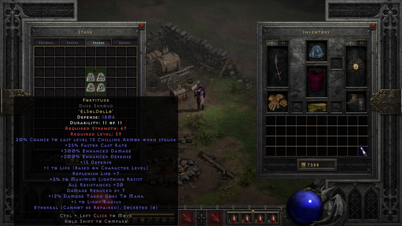 Eth Fort Dusk Shroud 1806 Def 30 Res - Topic - d2jsp