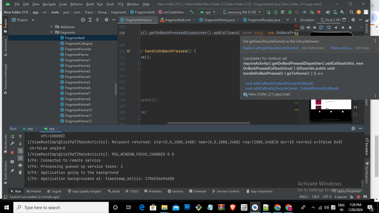 Java How To Set Backpress Android Back Button Not Working In Fragment Stack Overflow