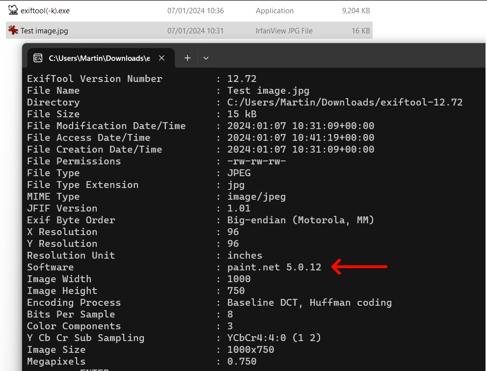 How do I stop EXIF Metadata being Written to File by Default - Paint.NET Discussion and ...
