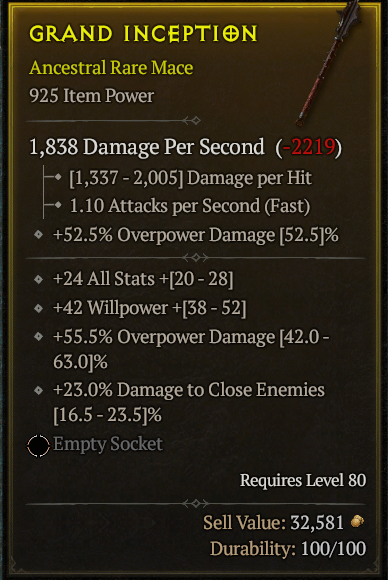 Wtb Lightning Storm Druid Items - Topic - d2jsp