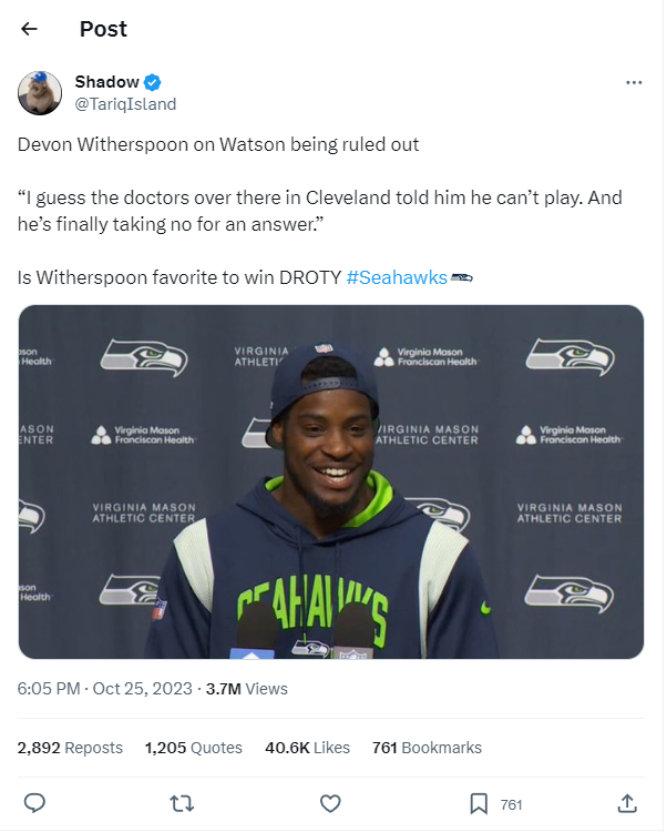 Your Thursday Night NFL Football Open Thread – [DOOR FLIES OPEN]