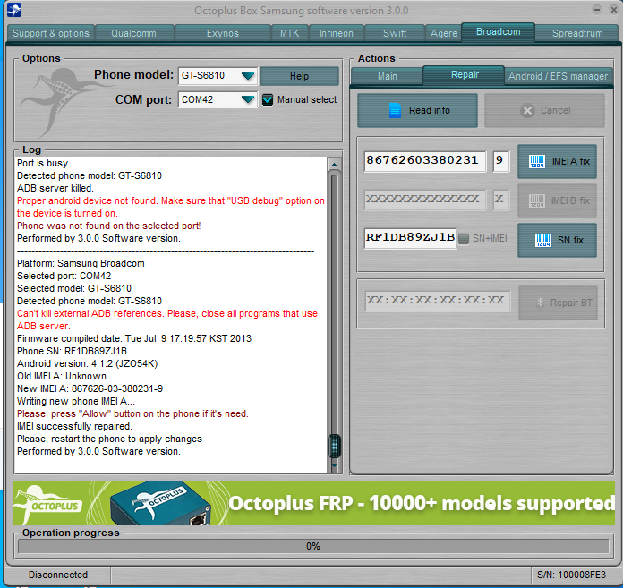 Octopus Box Samsung Software v.3.0.4 is out! - GSM-Forum
