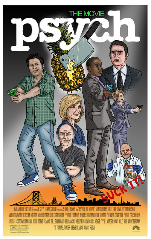 Psych the Movie... Poster - dragonnan - Psych the Movie [Archive of Our ...