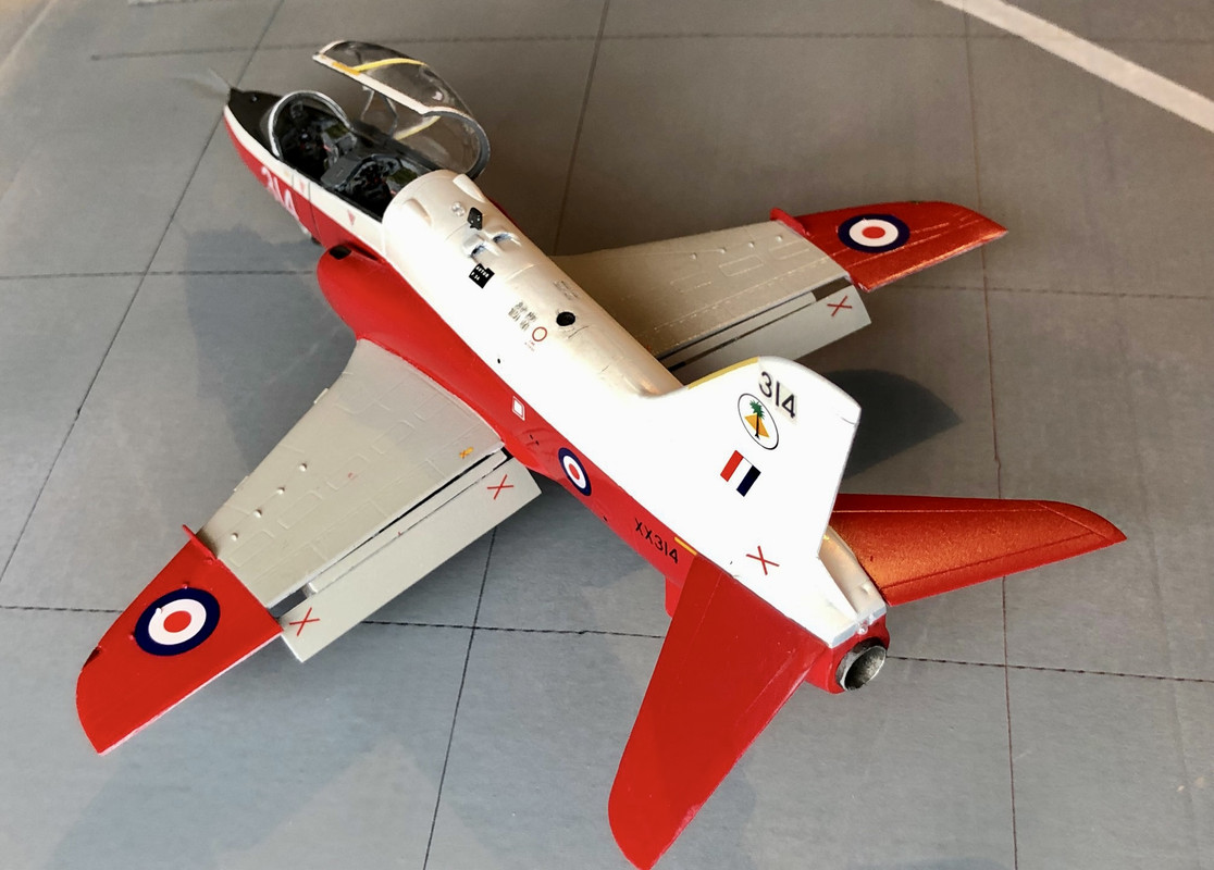 Hawk T.1, XX314, No. 4 FTS, RAF Valley, 1986. - Ready for Inspection ...