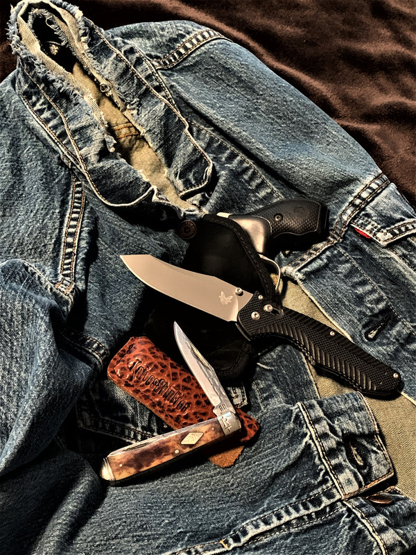 642 denim jacket knives — Postimages
